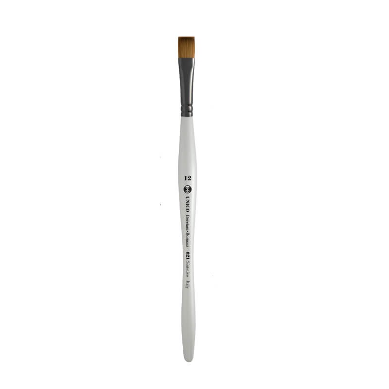 Pensula pictura lata sintetic seria 821 Unico Flamed Borciani Bonazzi ...