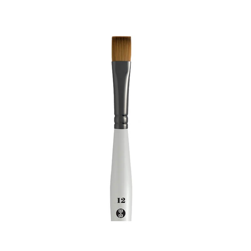 Pensula pictura lata sintetic seria 821 Unico Flamed Borciani Bonazzi ...
