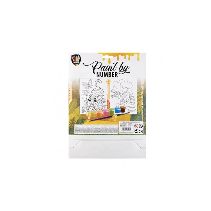 Set pictura pe numere copii A4 model 2 - Lucas Impex