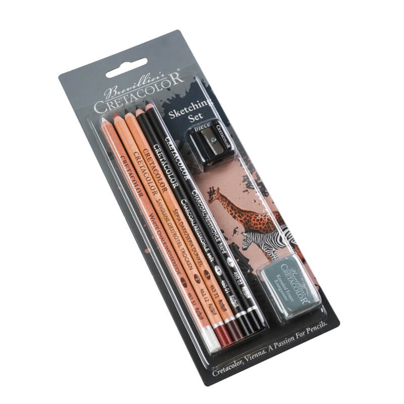Set 7 creioane schita Cretacolor - Lucas Impex